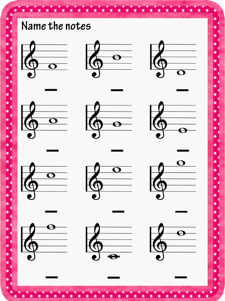 Name The Notes | PDF