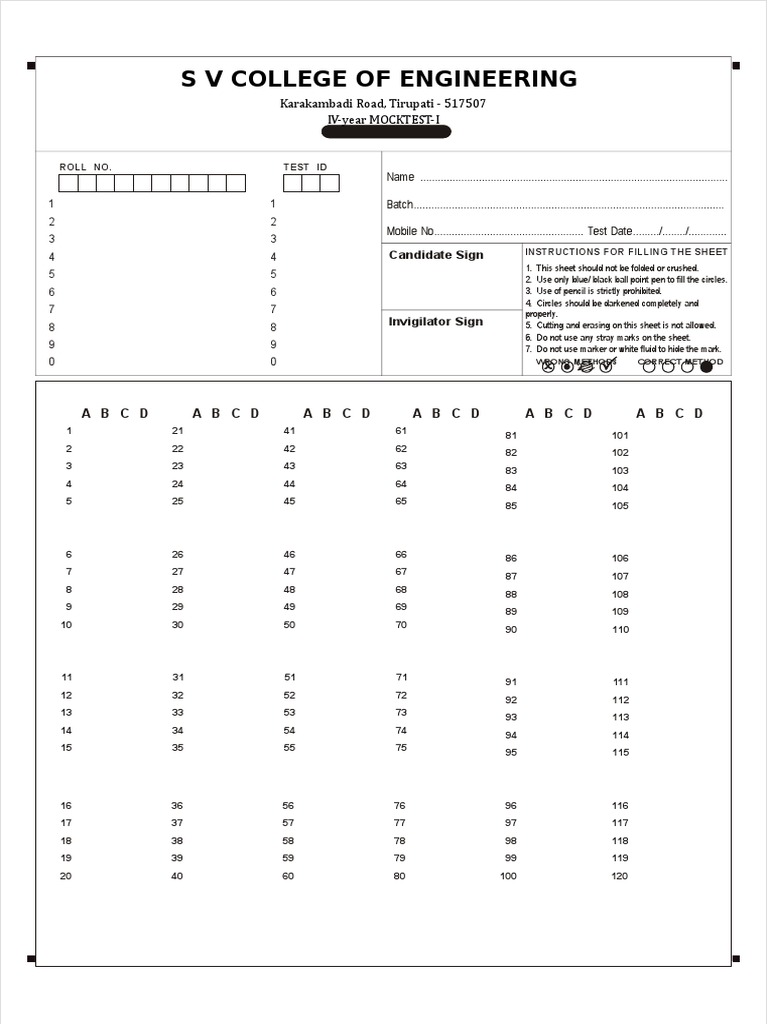 Clat Omr Sheet Discount Retailers | brunofuga.adv.br