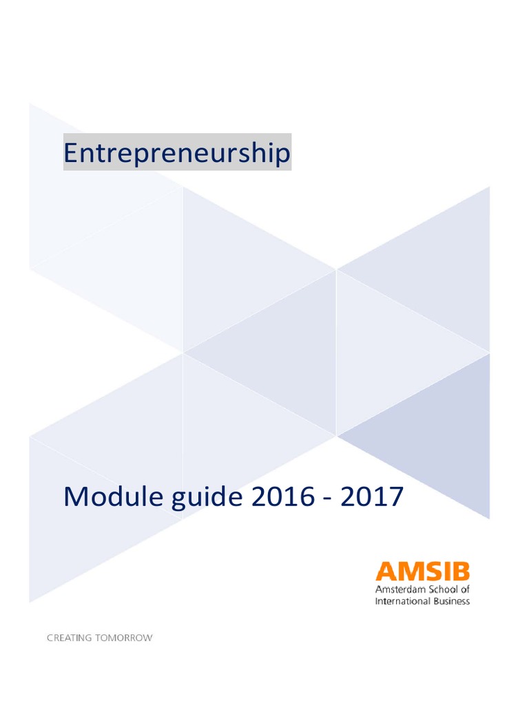 Entrepreneurship Guide PDF | PDF