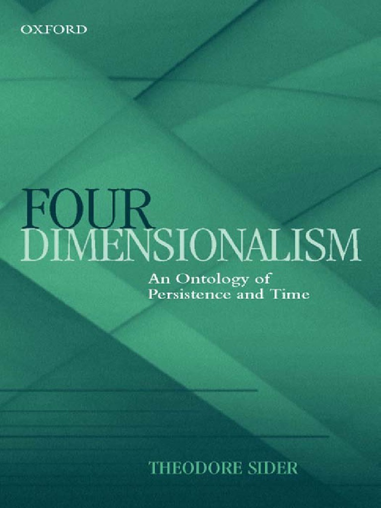 (Theodore Sider) Four-Dimensionalism An Ontology | PDF | Nihilism ...