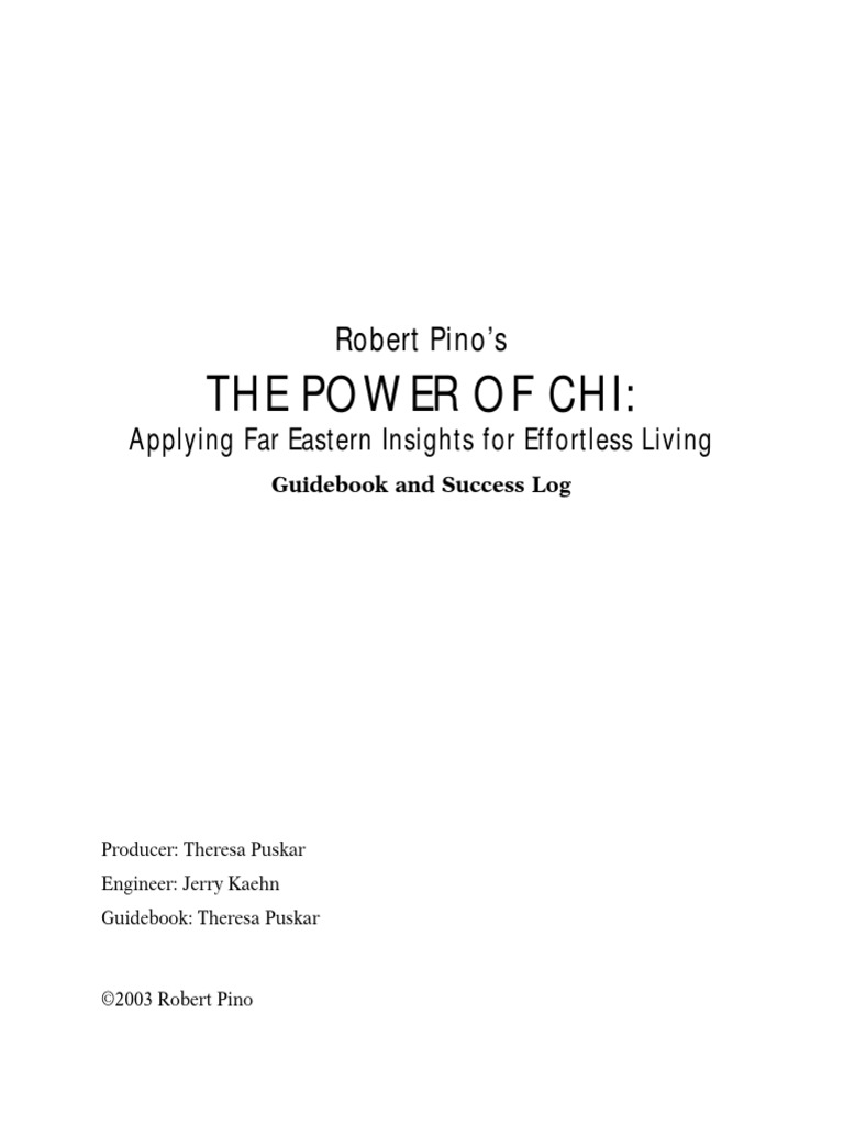 The Power of Chi PDF | PDF | Breathing | Consciousness