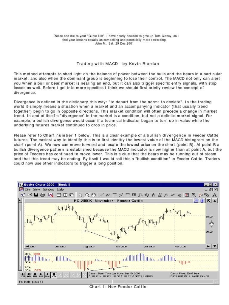 Trading With MACD - A Lesson On Divergence | PDF