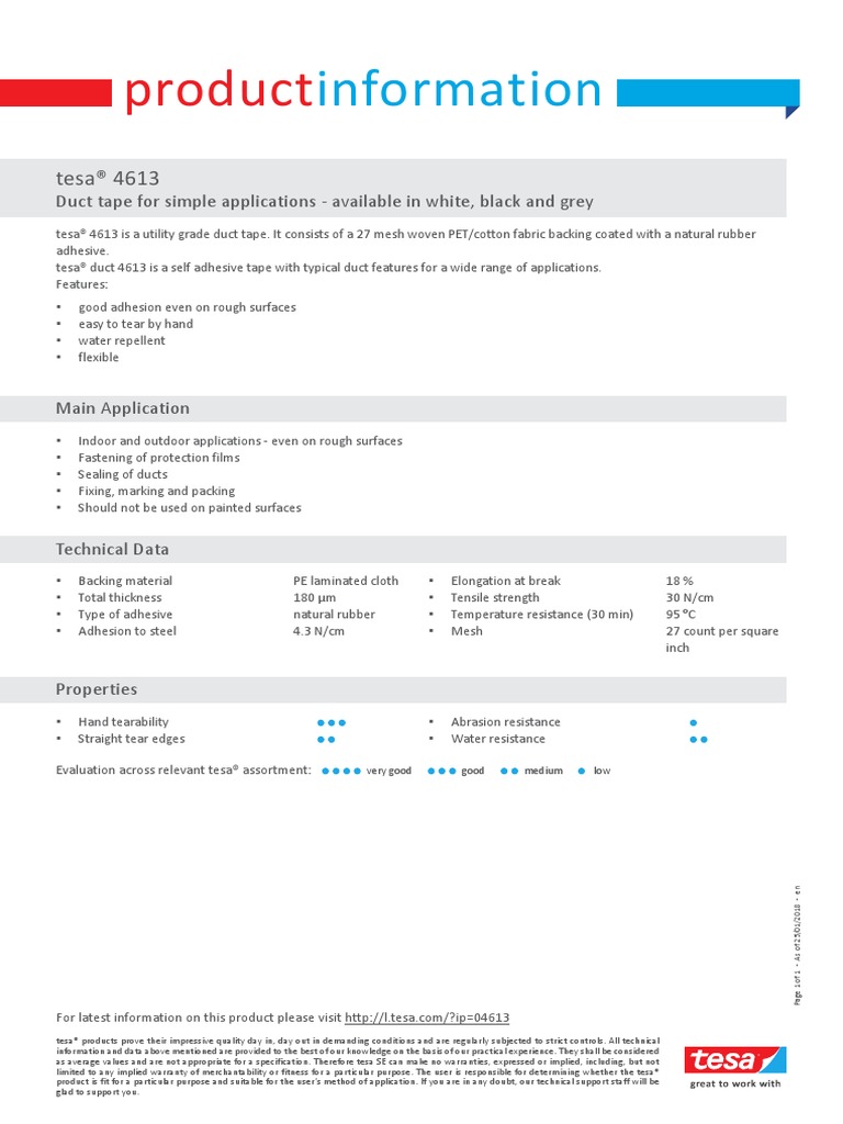 4613 Master Pi | PDF | Duct (Flow) | Adhesive