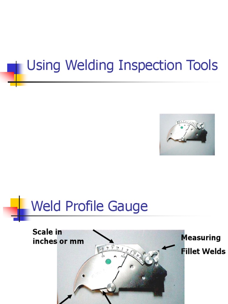 Welding Inspection Tools Guide | PDF