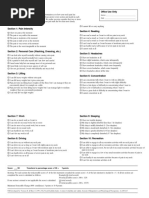 Wrist or Hand Disability Index | PDF | Paresthesia | Symptom