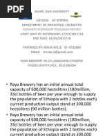 Dashen Beer | PDF | Brewing | Beer