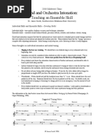 Beginning Band - First Day Lesson Plan | PDF | Aerophones | Elementary ...