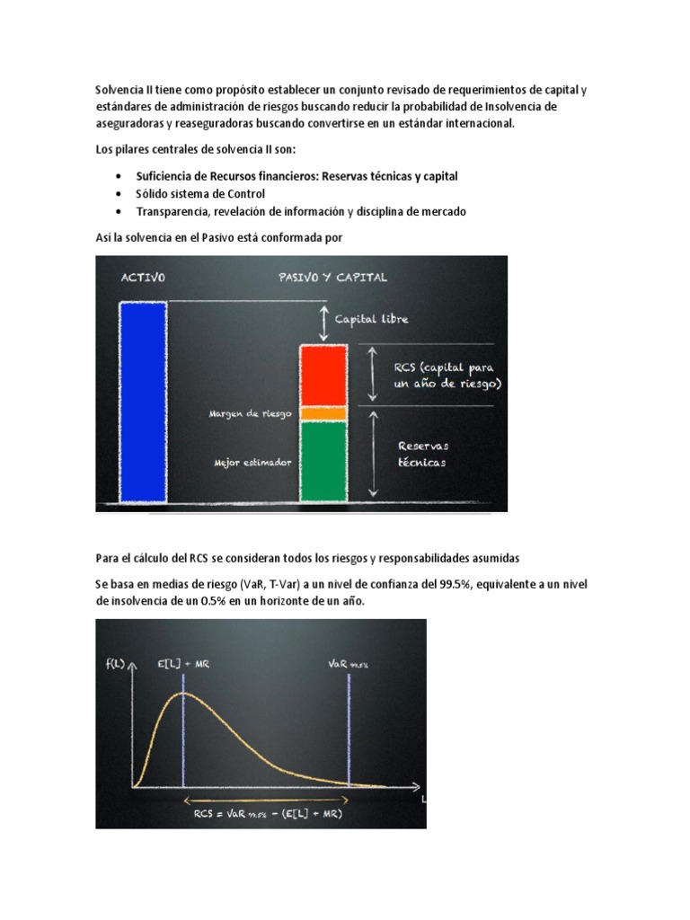 Solvencia II El Bueno | PDF | Valor en riesgo | Seguro