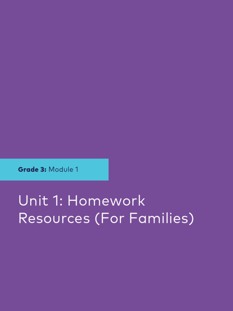Homework Resources Unit 1 | Download Free PDF | Reading (Process ...