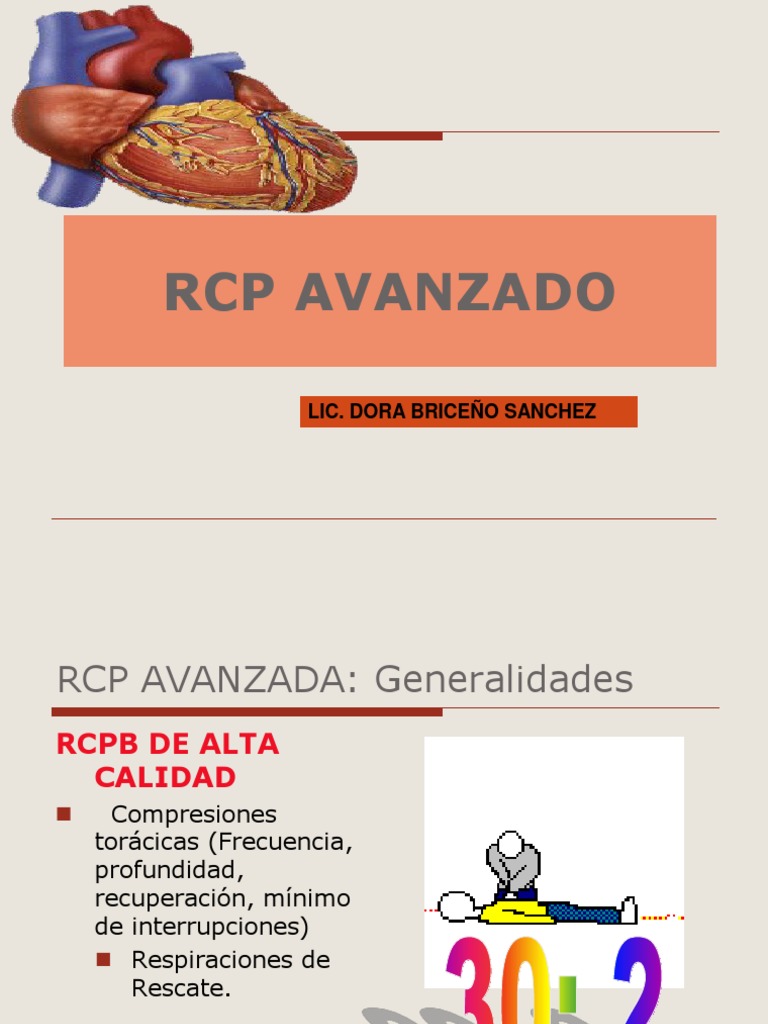 RCP Avanzado | Reanimación cardiopulmonar | Especialidades Medicas