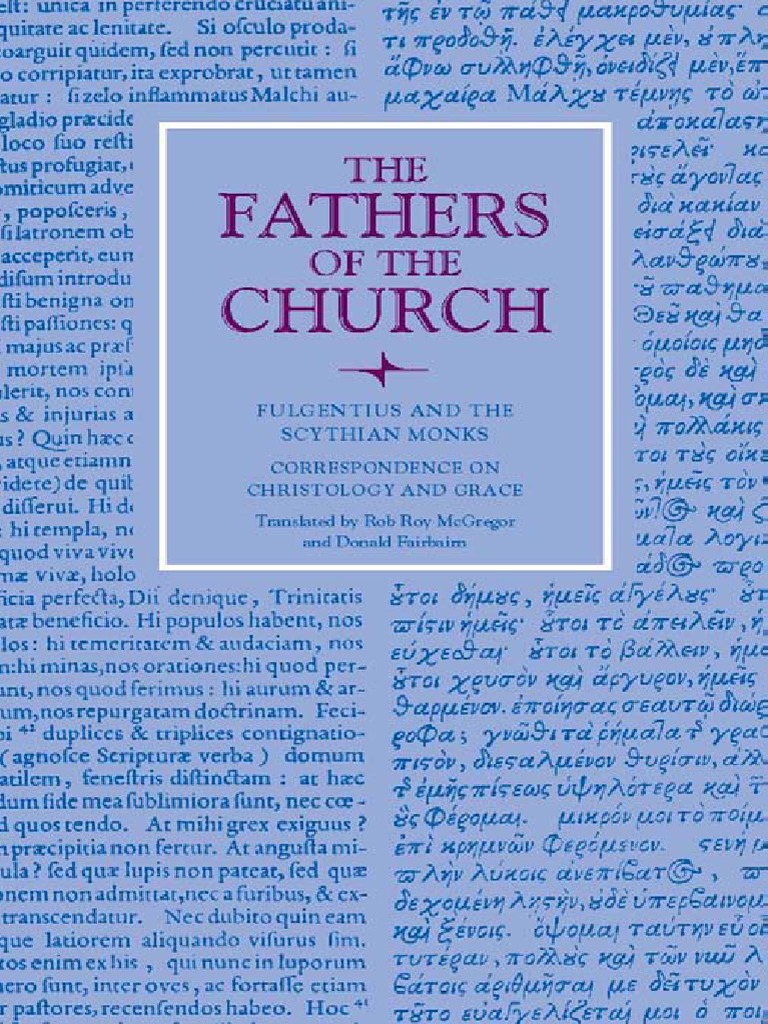 (Book) Fulgentius of Ruspe, Roy McGregor, Donald Fairbairn - Fulgentius ...