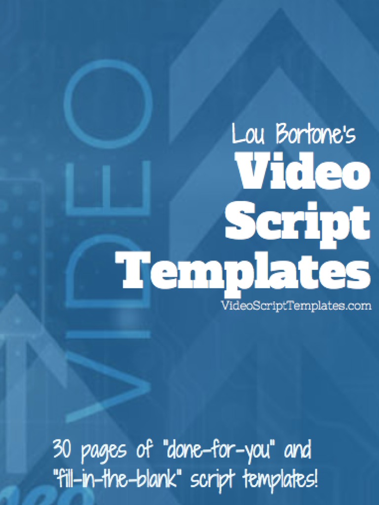 Video Script Templates | PDF | Video Clip | Facebook