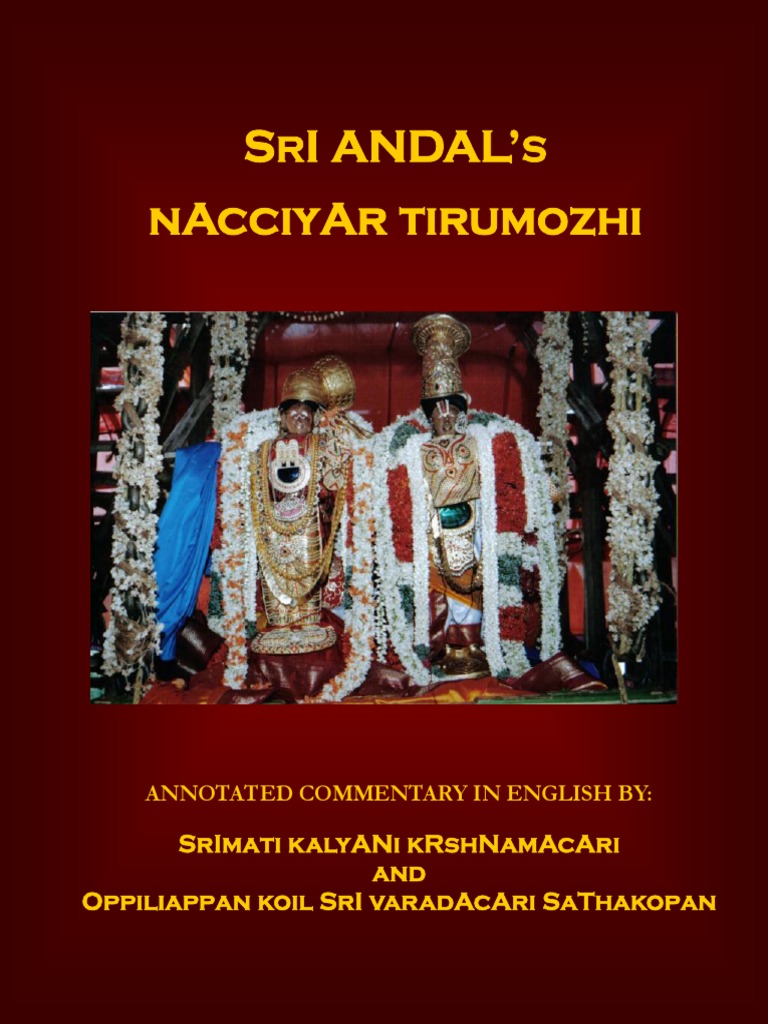 Andal's Divine Teachings in Tirumozhi | PDF | Indian Religions | Indian ...