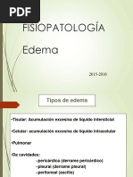 Tipos de Edemas | PDF | Edema | Medicina