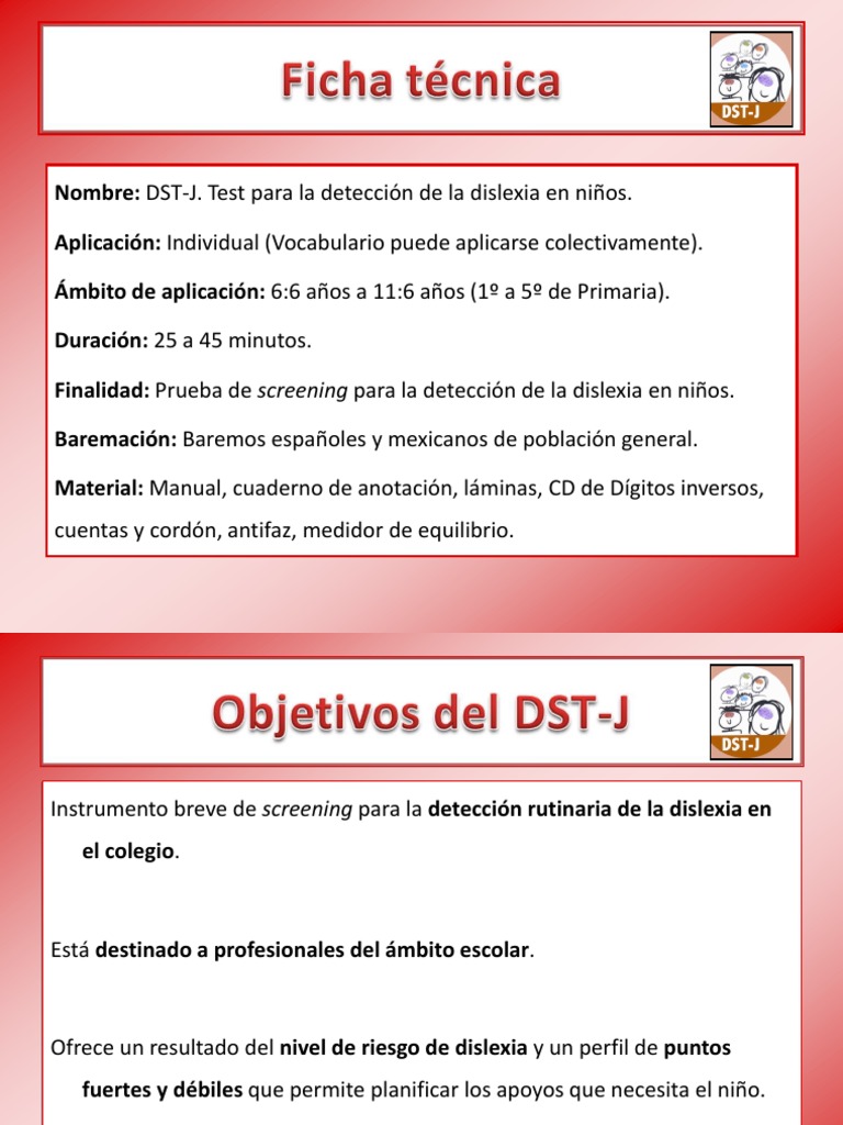 Test Dislexia | PDF | Dislexia | Neurociencia