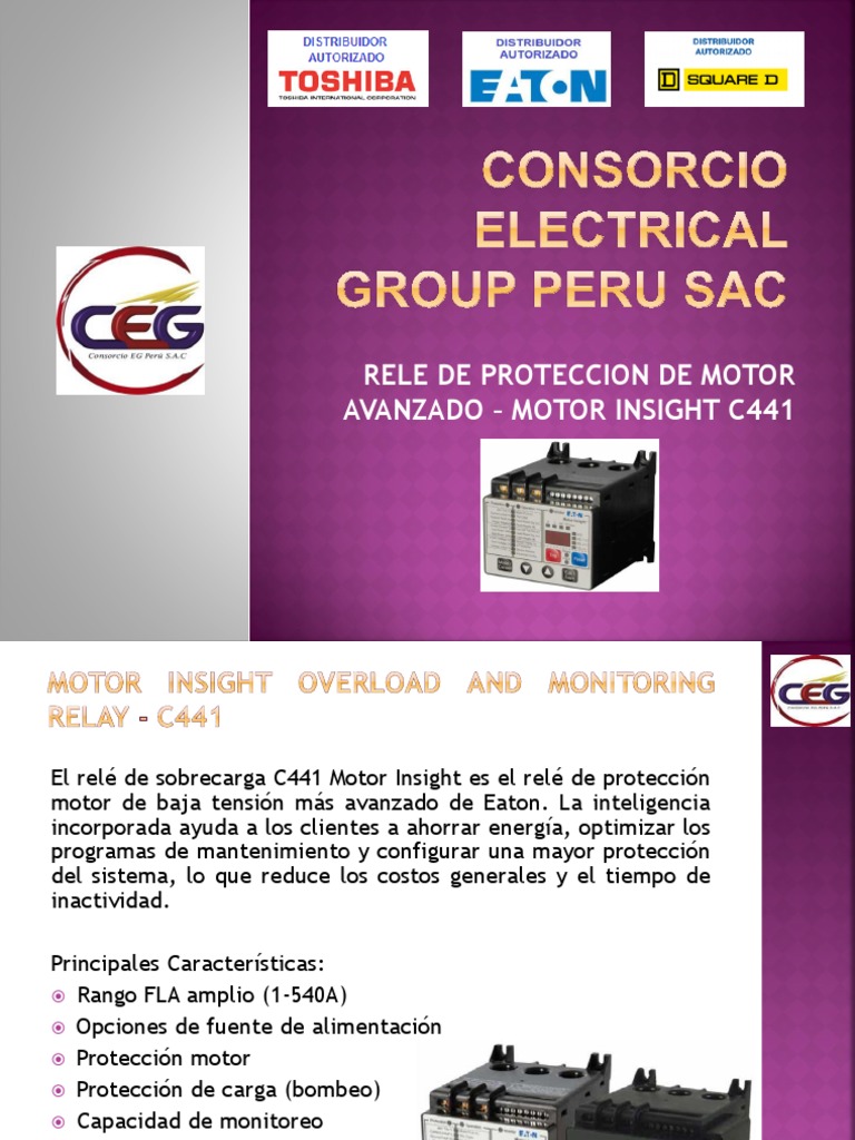 Presentación C441 CEGP | PDF | Relé | Diodo emisor de luz