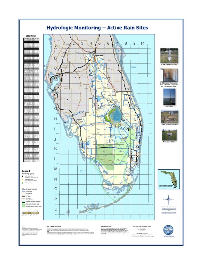 SFWMD Rain Monitor Map | PDF | Chess Theory | Traditional Board Games