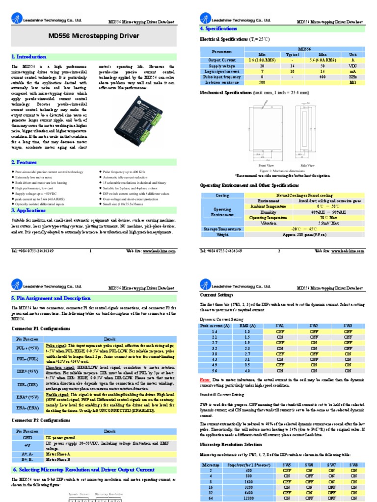 MD556 D | PDF | Electrical Components | Electronics