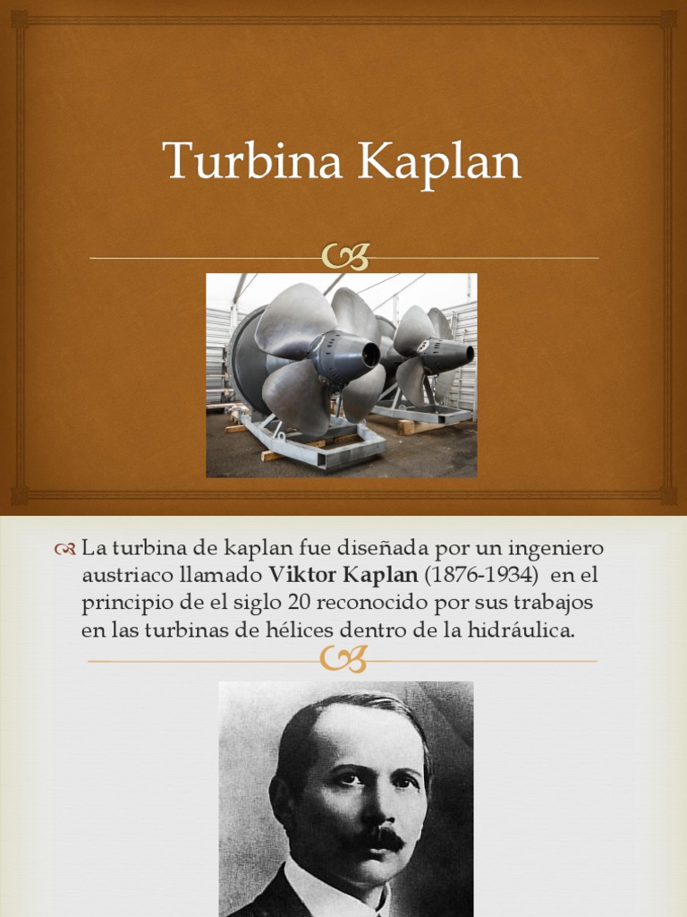 Turbinas Kaplan: Eficiencia y Diseño | PDF | Turbina | Tecnología ...
