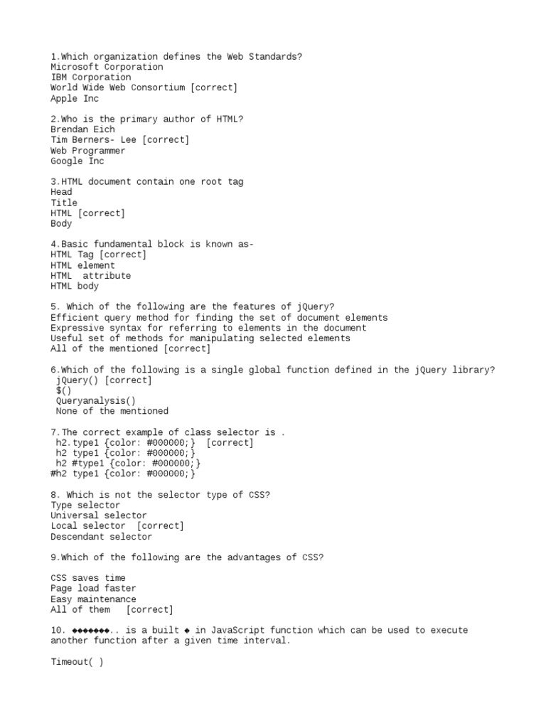 Exam Papers | Download Free PDF | Cascading Style Sheets | Html Element