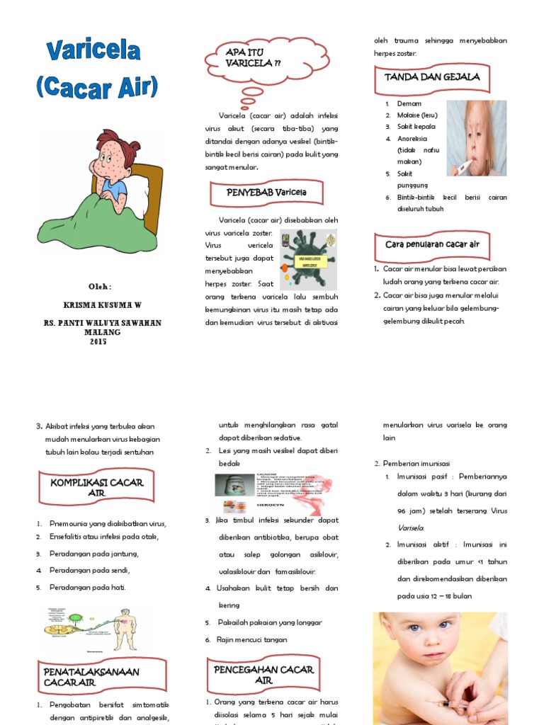 LEAFLET Varicela | PDF