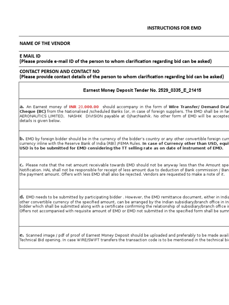 EMD | PDF | Wire Transfer | Money