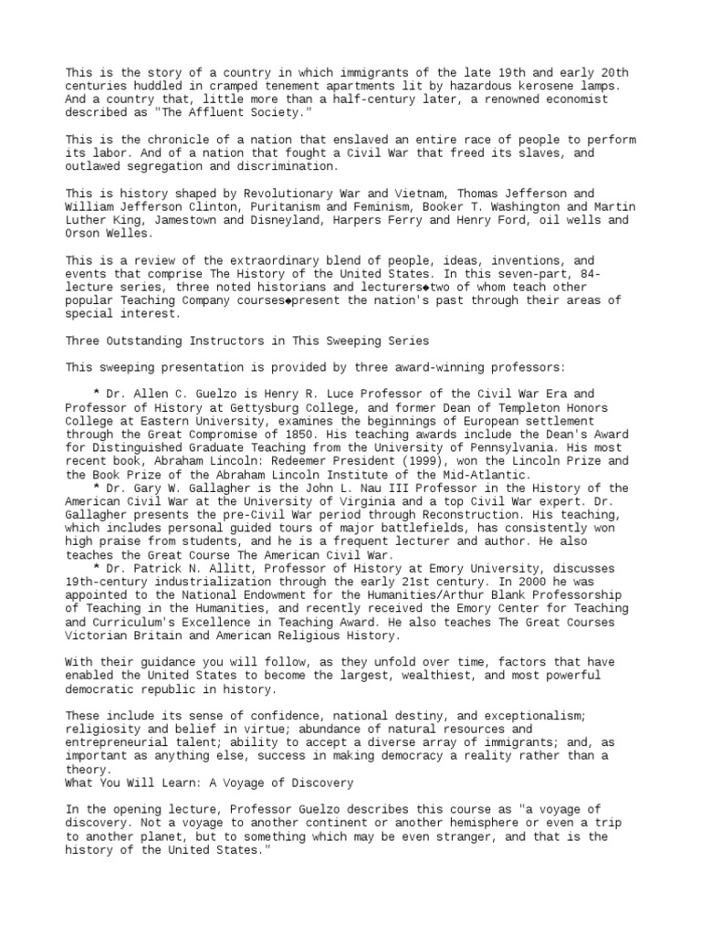 00 - History of The United States | PDF | History Of The United States ...