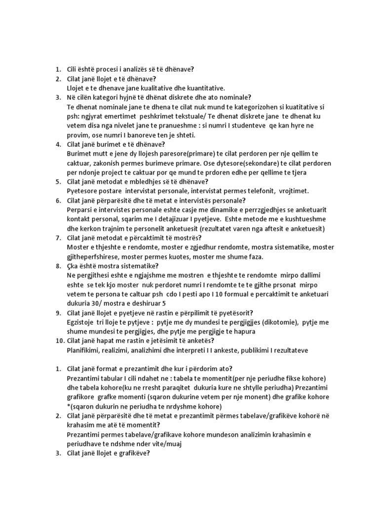 Statistike | PDF
