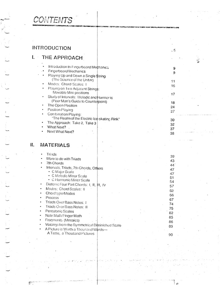 Guitar Book Mick Goodrick The Advancing Guitaristpdf PDF | PDF | Jazz ...