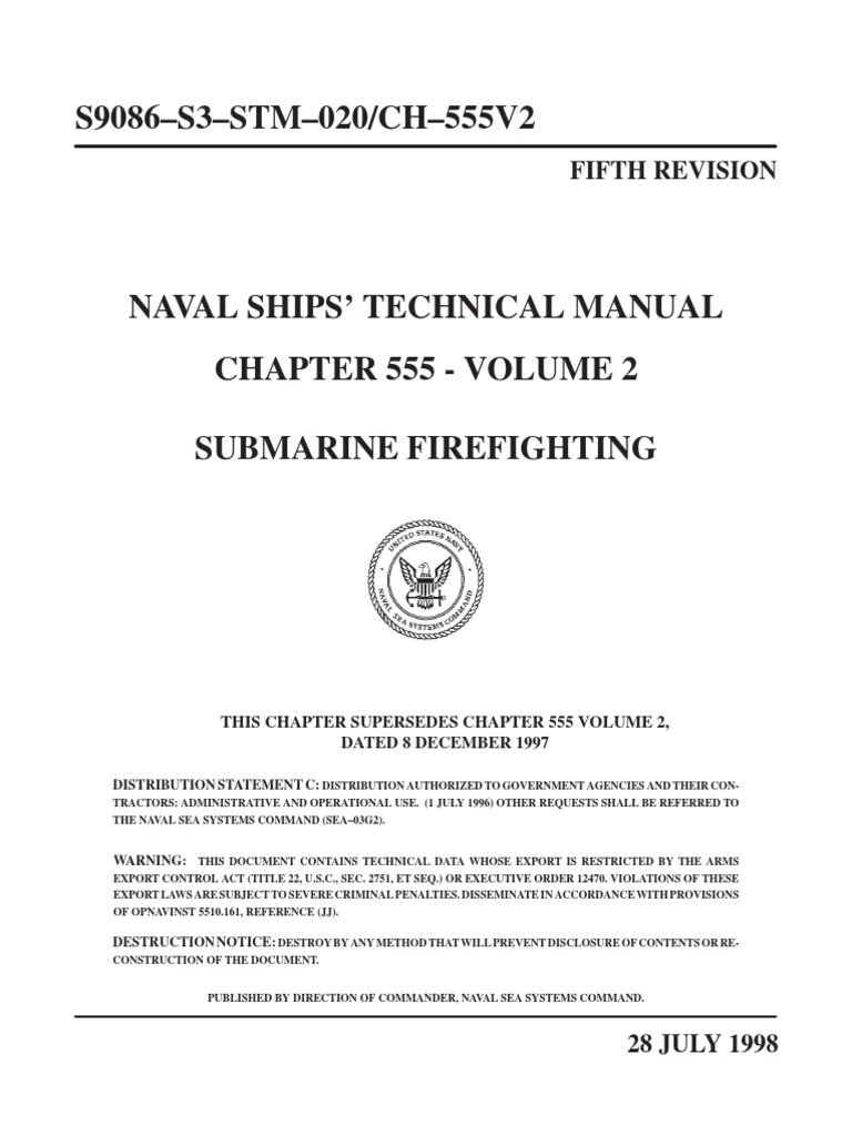 Us Submarine Firefighting 1998 PDF | PDF | Combustion | Heat Transfer