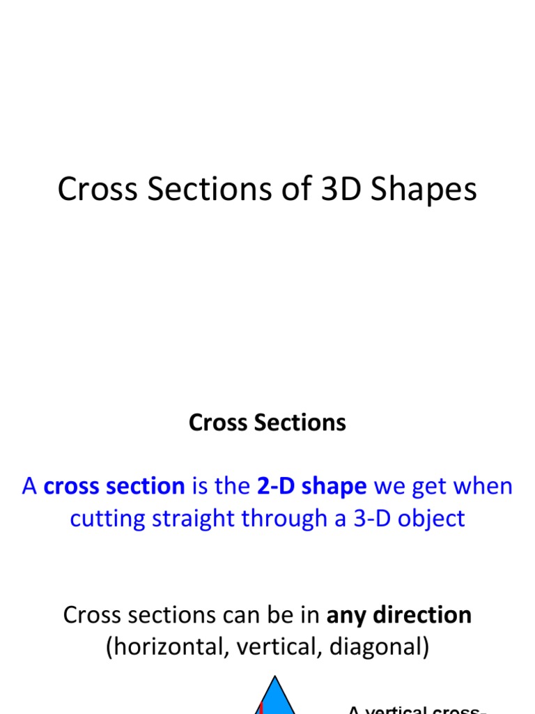 Cross Section Notes | PDF