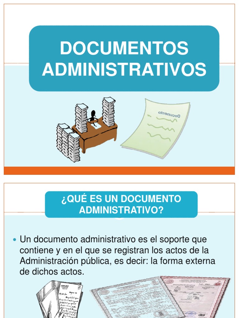 Documentos Administrativos. | PDF | Administración Pública | Institución
