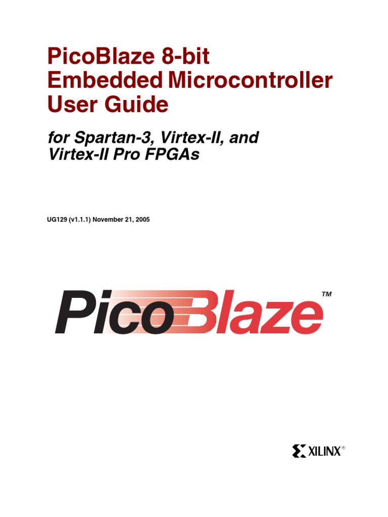 Picoblaze User Guide | PDF | Field Programmable Gate Array | Microcontroller