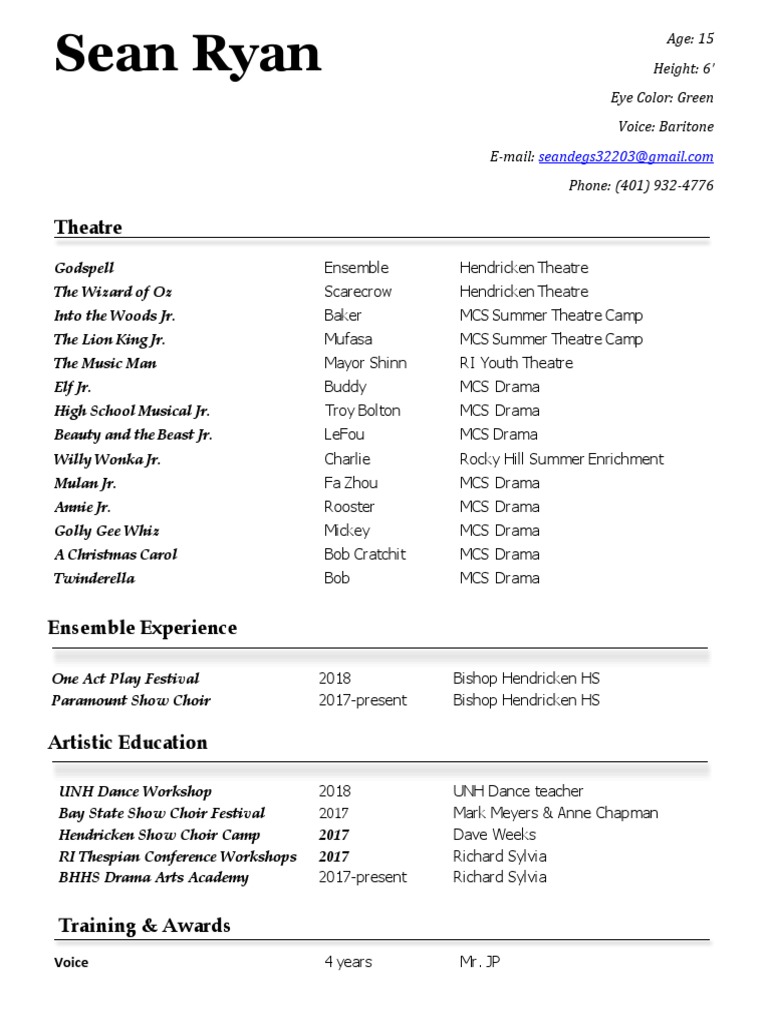 Sean Ryan Resume | PDF