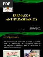 Diapositiva de Antiparasitarios | PDF | Parasitismo | Sistema inmune