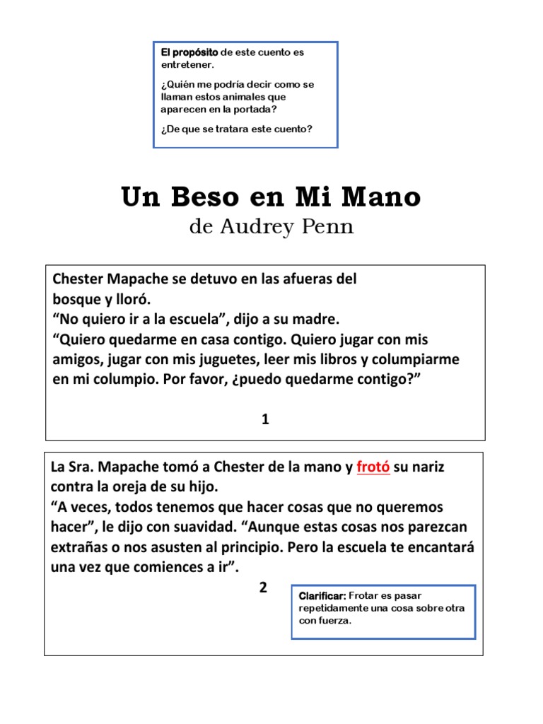 Un Beso en Mi Mano | PDF | Ocio