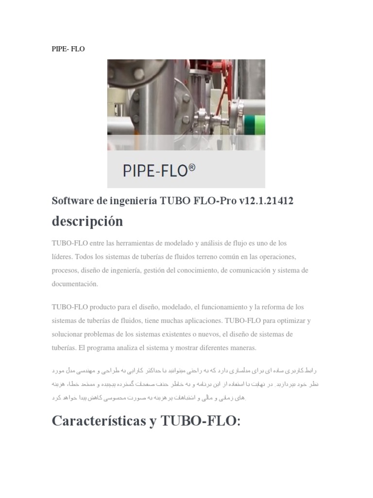 Pipe Flo | PDF | Microsoft Windows | Microsoft