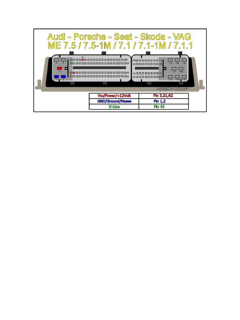 Pin Out VW ME7.5 | PDF