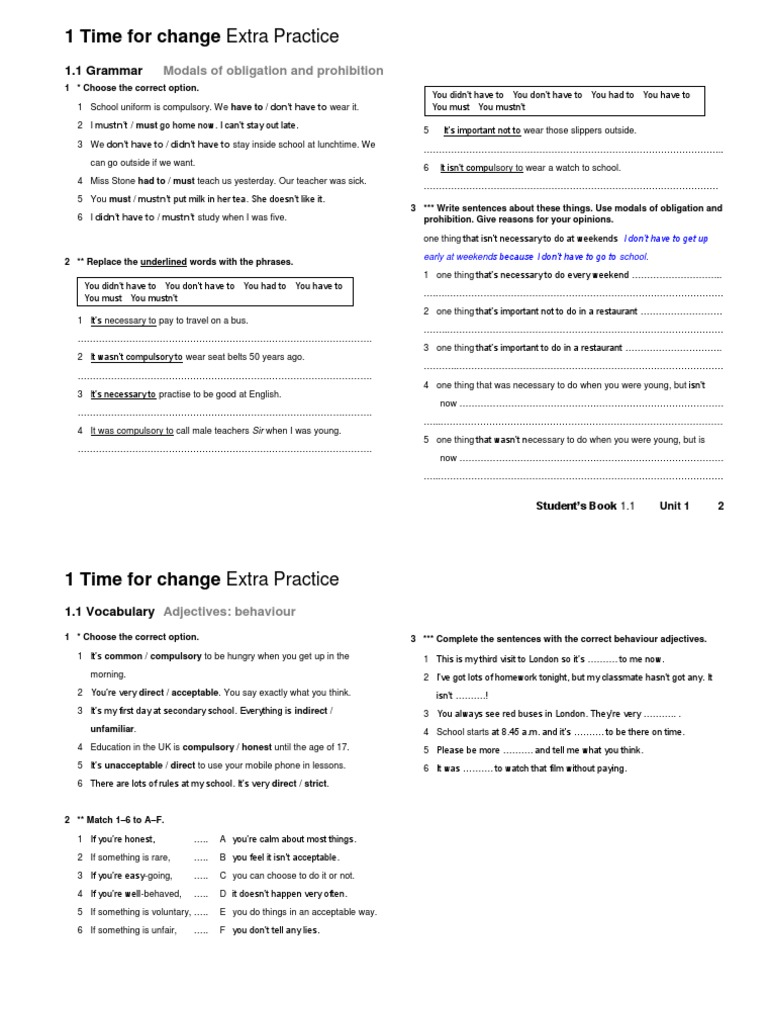 Mosaic TRD3 Extrapractice U1 PDF | PDF