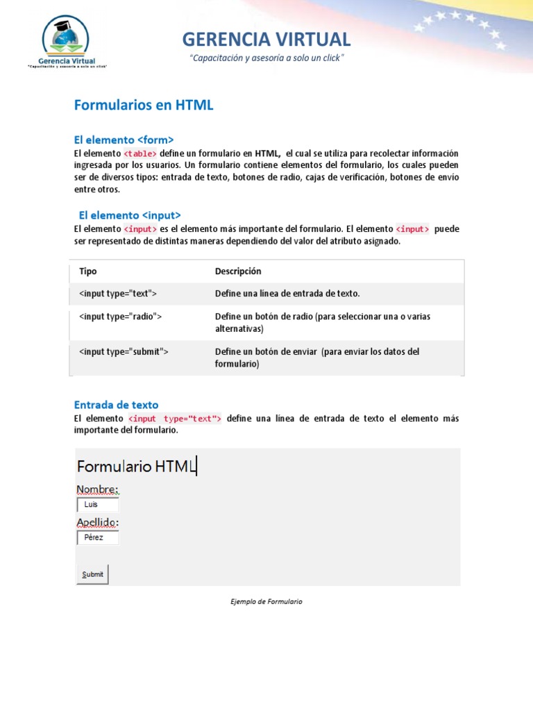 Formularios HTML | Descargar gratis PDF | Servidor web | Internet y web