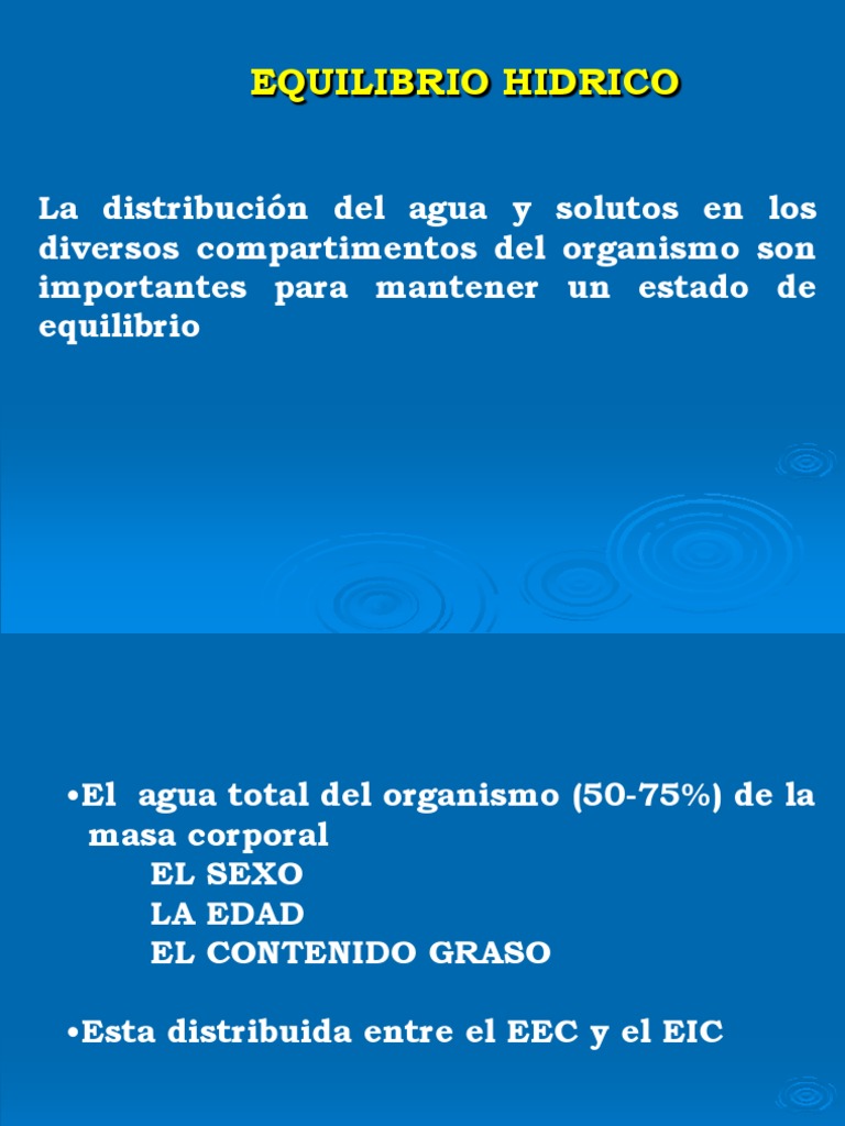 equilibrio electrolitico | Sodio | Potasio