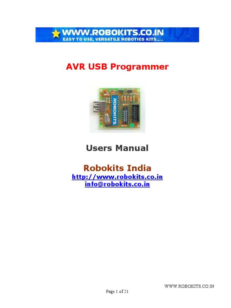 USB Programmer Documentation | PDF | Computing | Computer Engineering