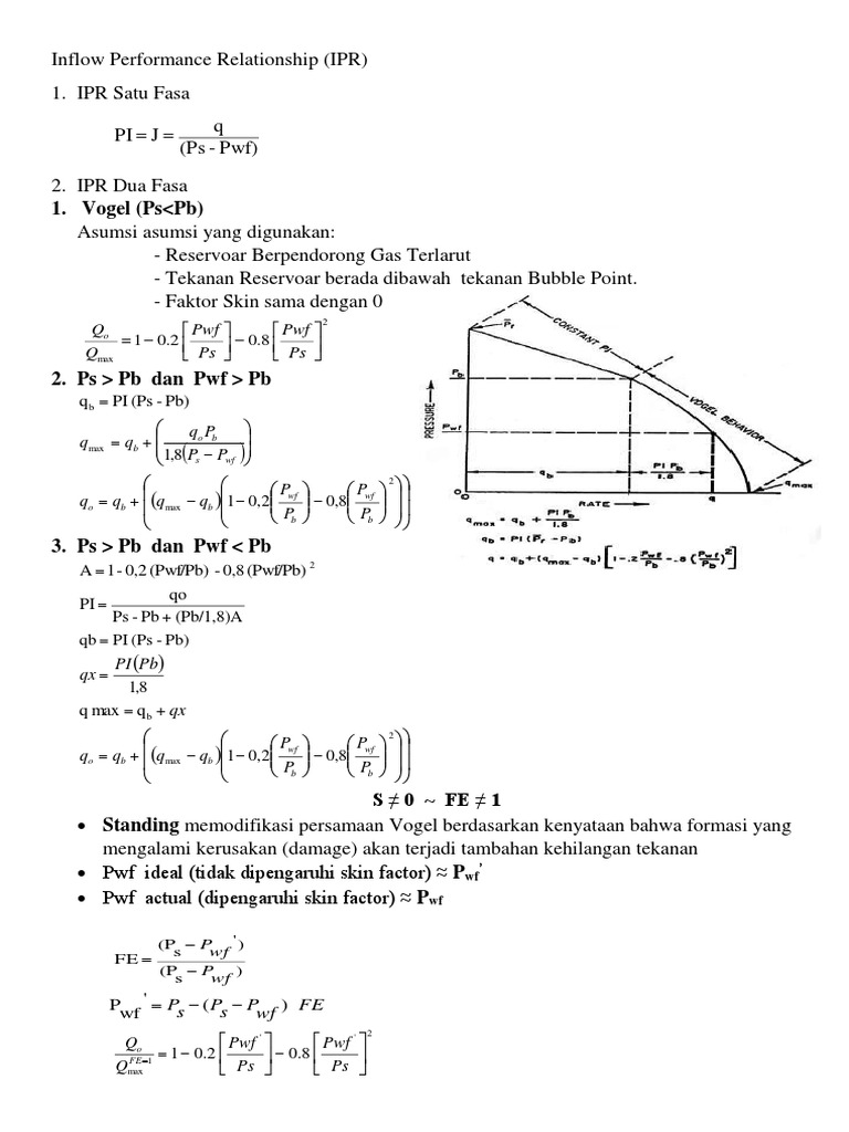 Inflow Performance Relationship | PDF