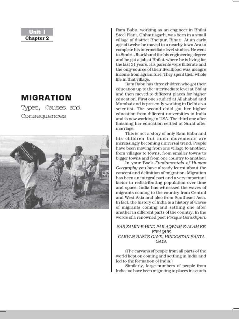 Migration: Types and Impact | PDF | Human Migration | Immigration