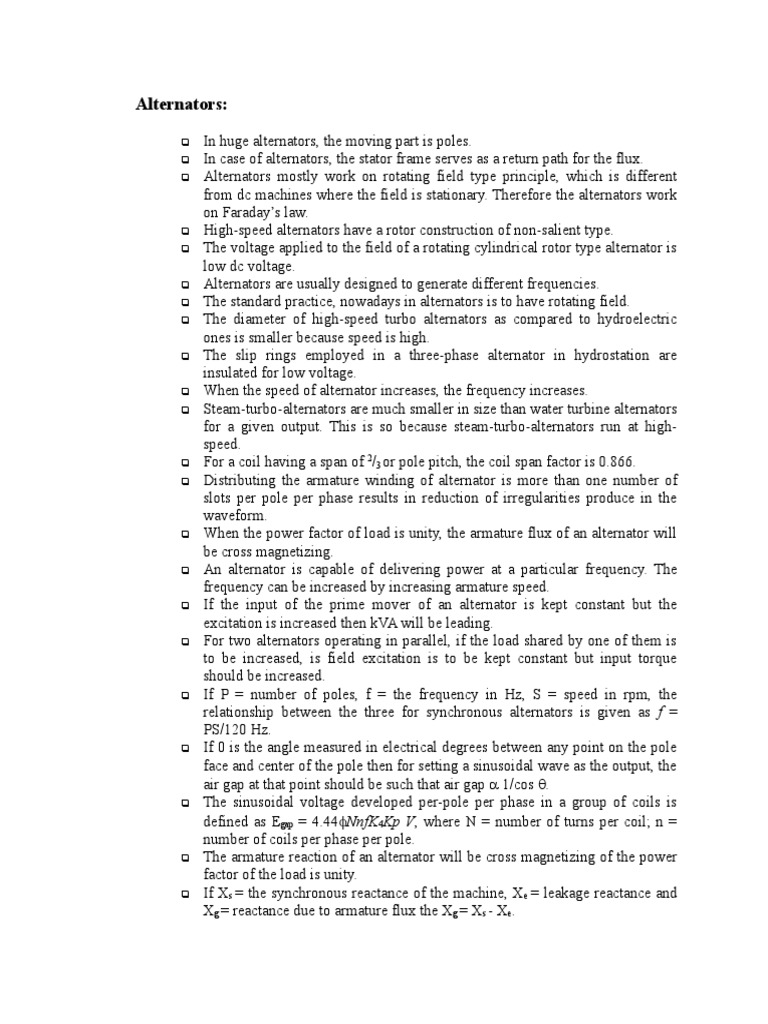 Electrical Machine Notes Board Exam | PDF | Transformer | Electric Motor