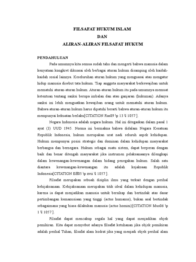 Makalah Filsafat Hukum Islam | PDF