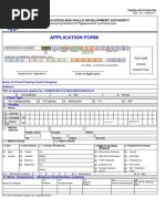 TESDA Assessment Application Form PDF | PDF | Learning | Business