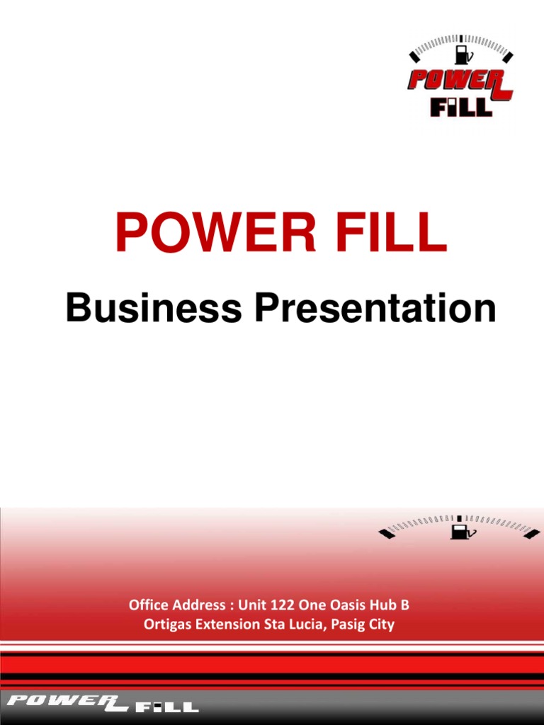 Power Fill Business Primer | PDF | Filling Station | Mergers And ...