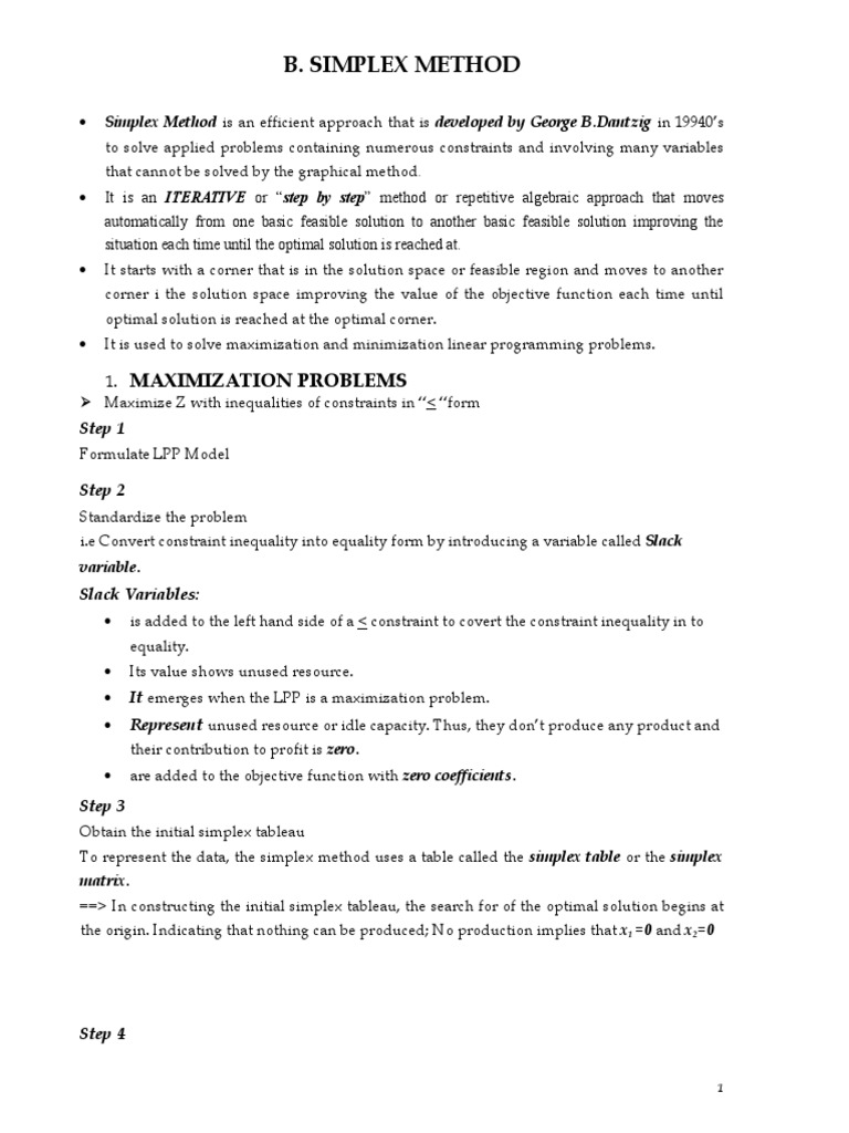 Linear Programing and Types of Matrix | PDF | Mathematical Optimization ...