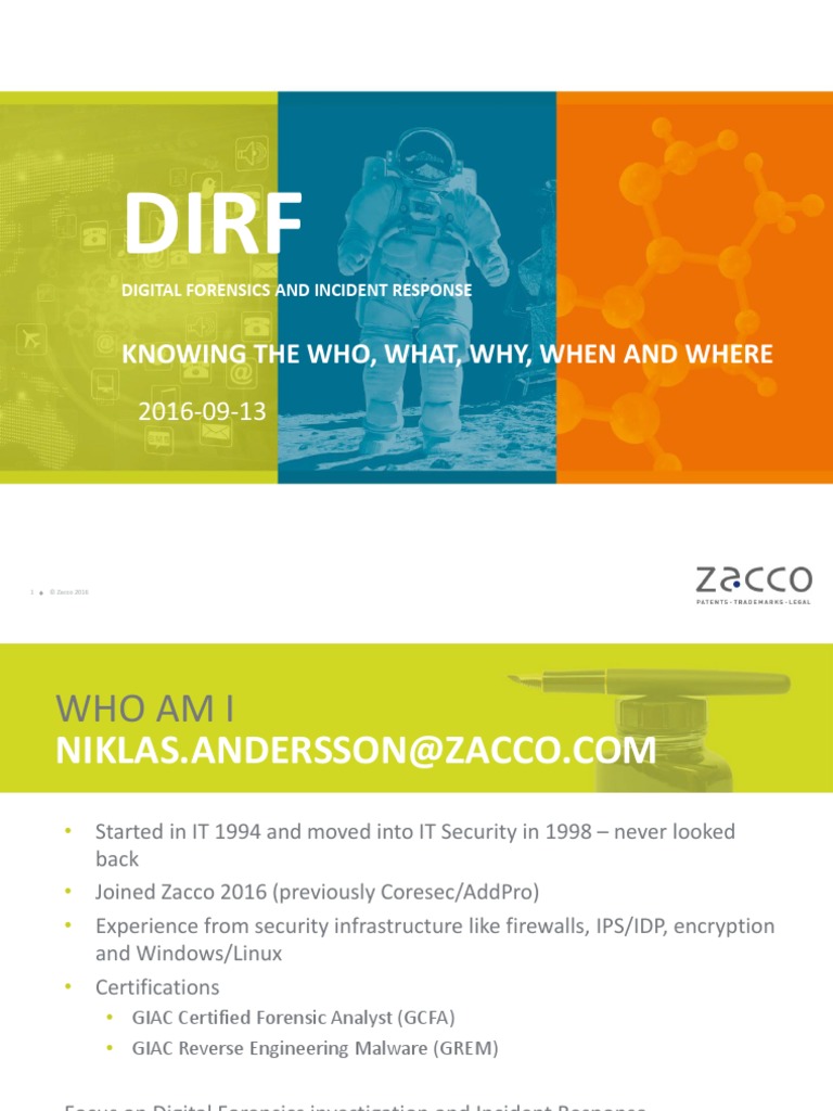 DFIR | PDF | Digital Forensics | Computer Forensics